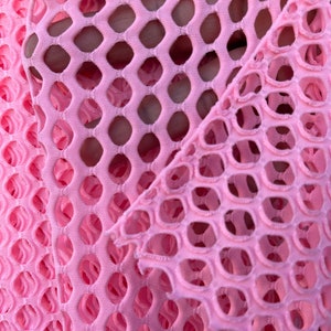 Pink Fishnet Nylon Spandex 60" Pink/ Fabric Sold by the Yard - Etsy