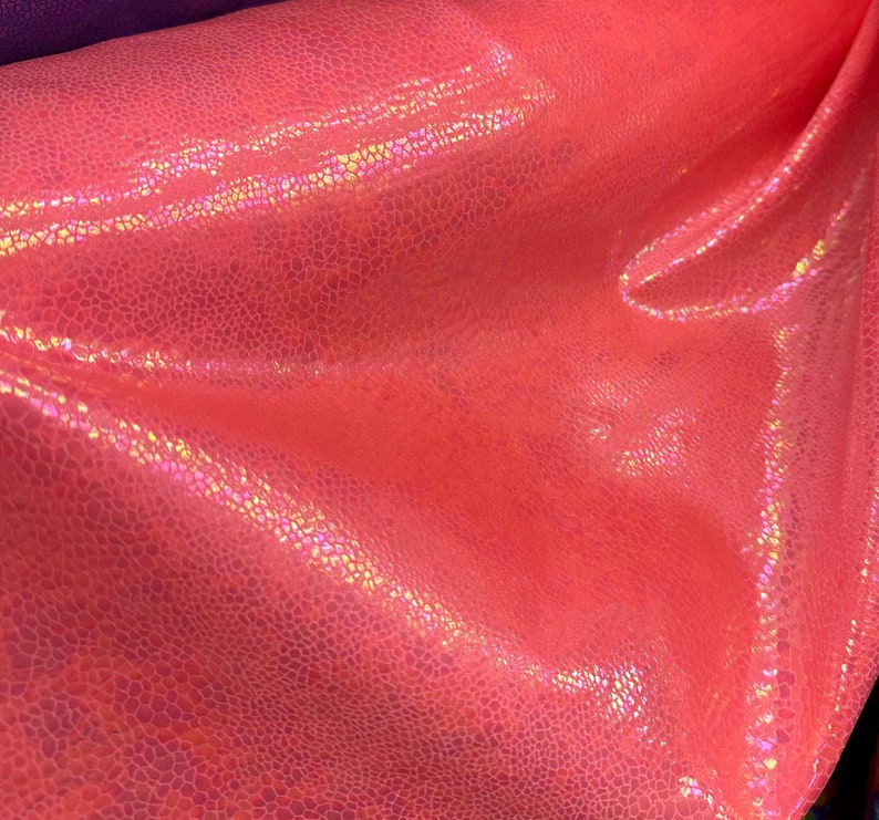 NEW MULTICOLOR Neon Scales on Spandex, 60" Inch, Sold by the Yard - Etsy