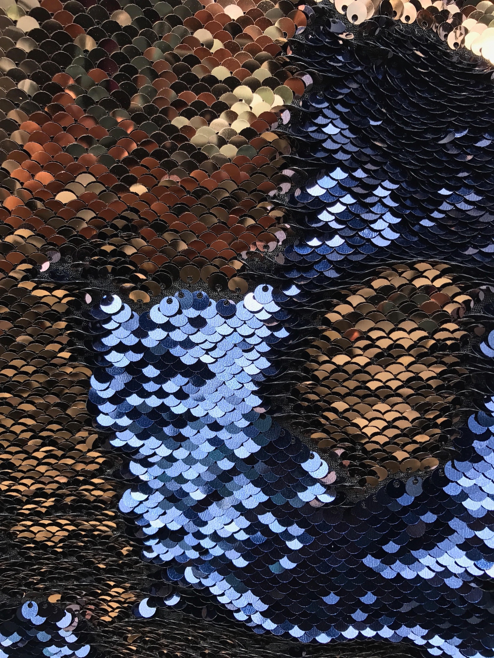 New Flip up Sequins Fabric Reversible Two Tone Sold by the | Etsy