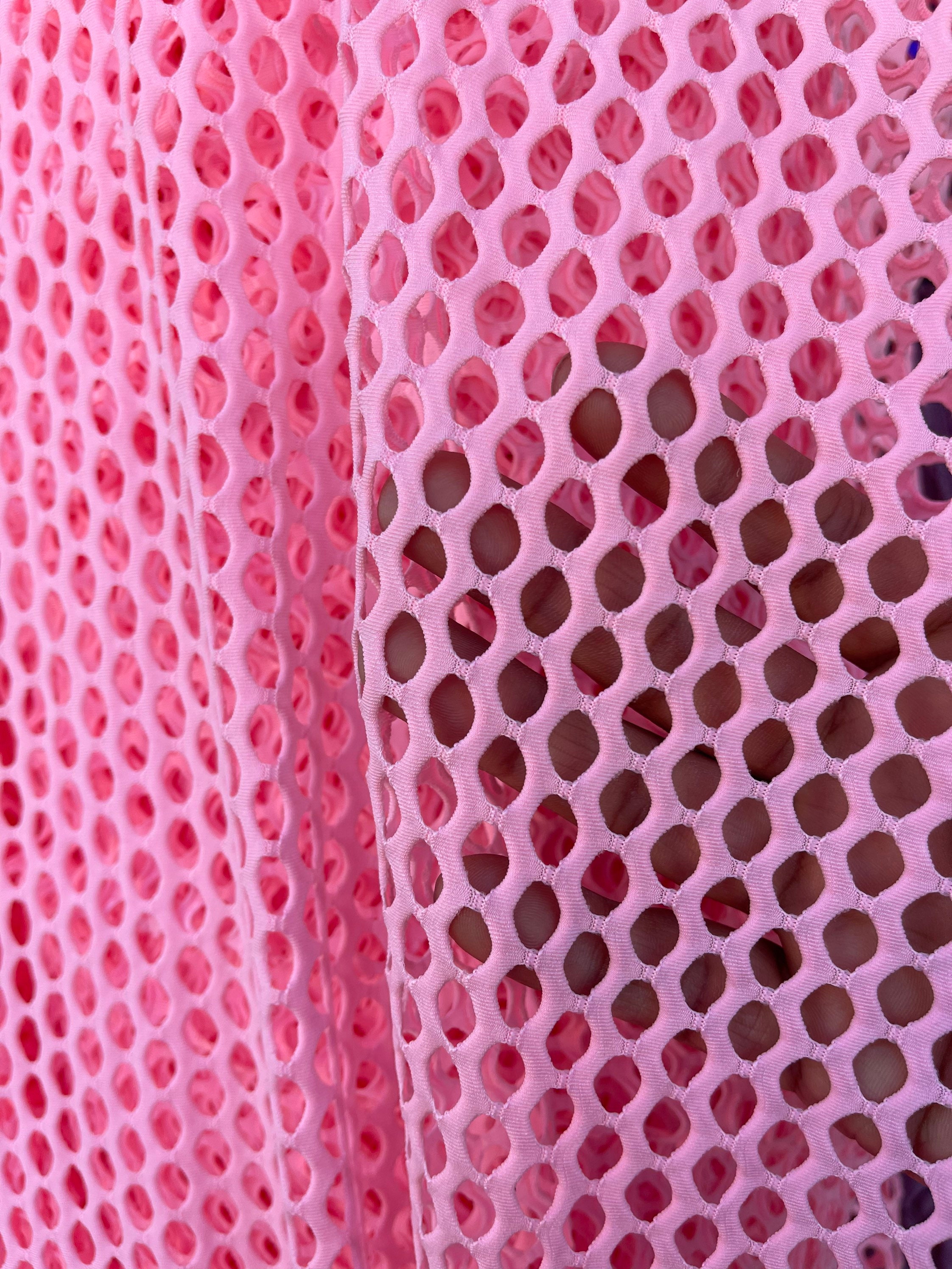 Pink Fishnet Nylon Spandex 60 Pink/ Fabric Sold by the - Etsy