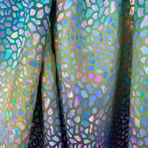 Scale Armor Fabric Plain Scales Armor Silver by | Etsy