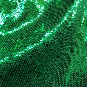 Mini Disc Flat Sequin Spandex Fabric by the Yard 58"/60"- Green - Etsy