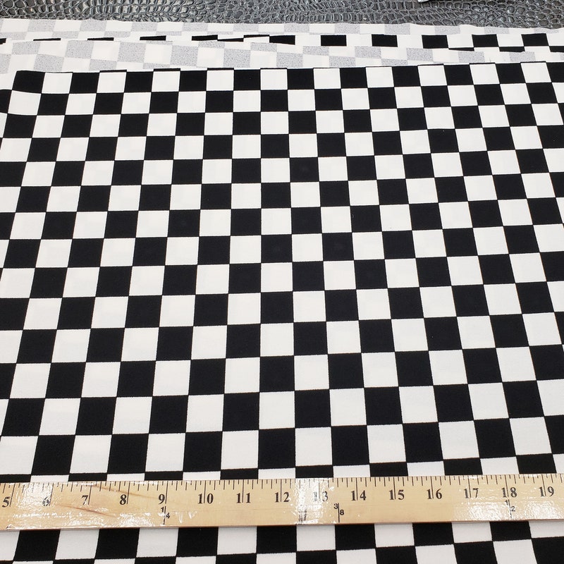 Checkerboard Fabric - Etsy
