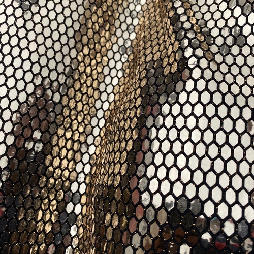 Honeycomb Mirror Sequins on Spandex 58/60 Inch Wide Sold by | Etsy