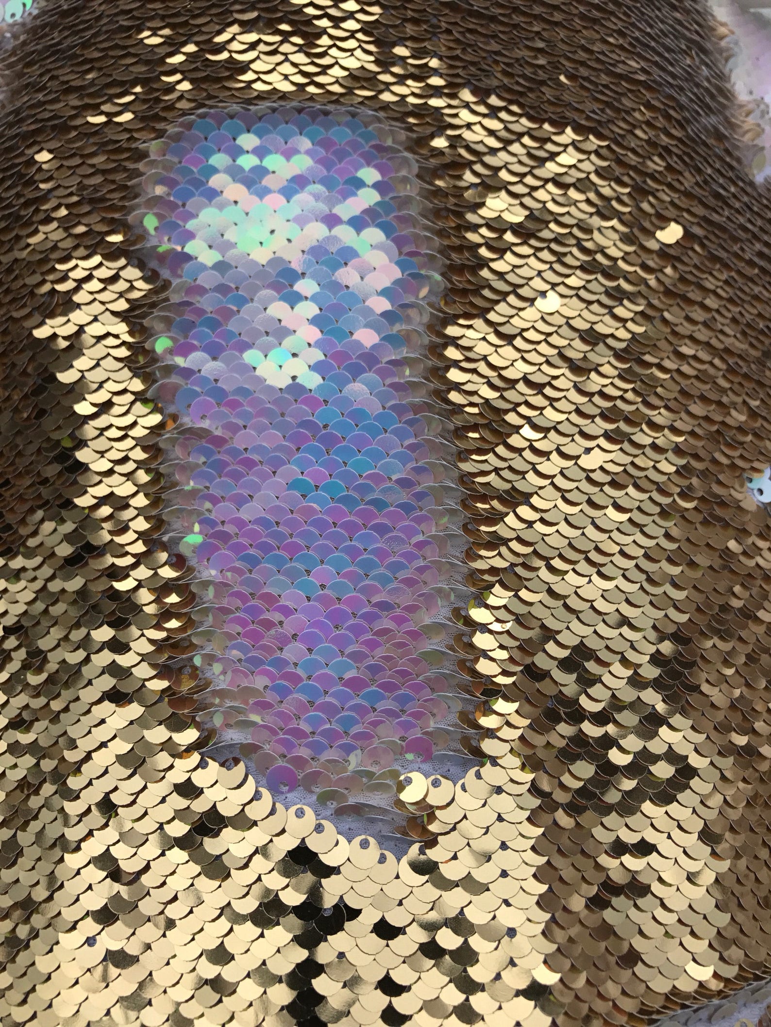 New Flip up Sequins Fabric Reversible Two Tone Sold by the | Etsy