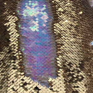 New Flip up Sequins Fabric Reversible Two Tone Sold by the Yard- Colors ...