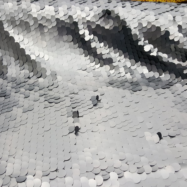 Silver Sequin Linen - Etsy