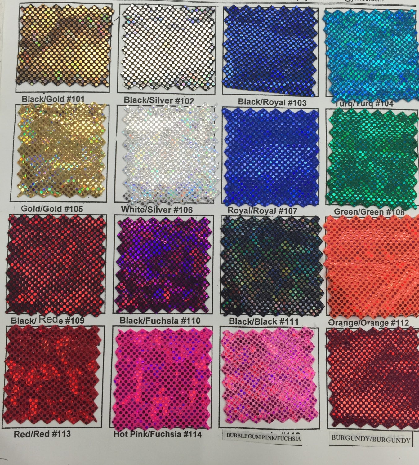 MULTIPLE COLORS 4 Way Stretch Shattered Glass Foil Nylon Spandex / by ...