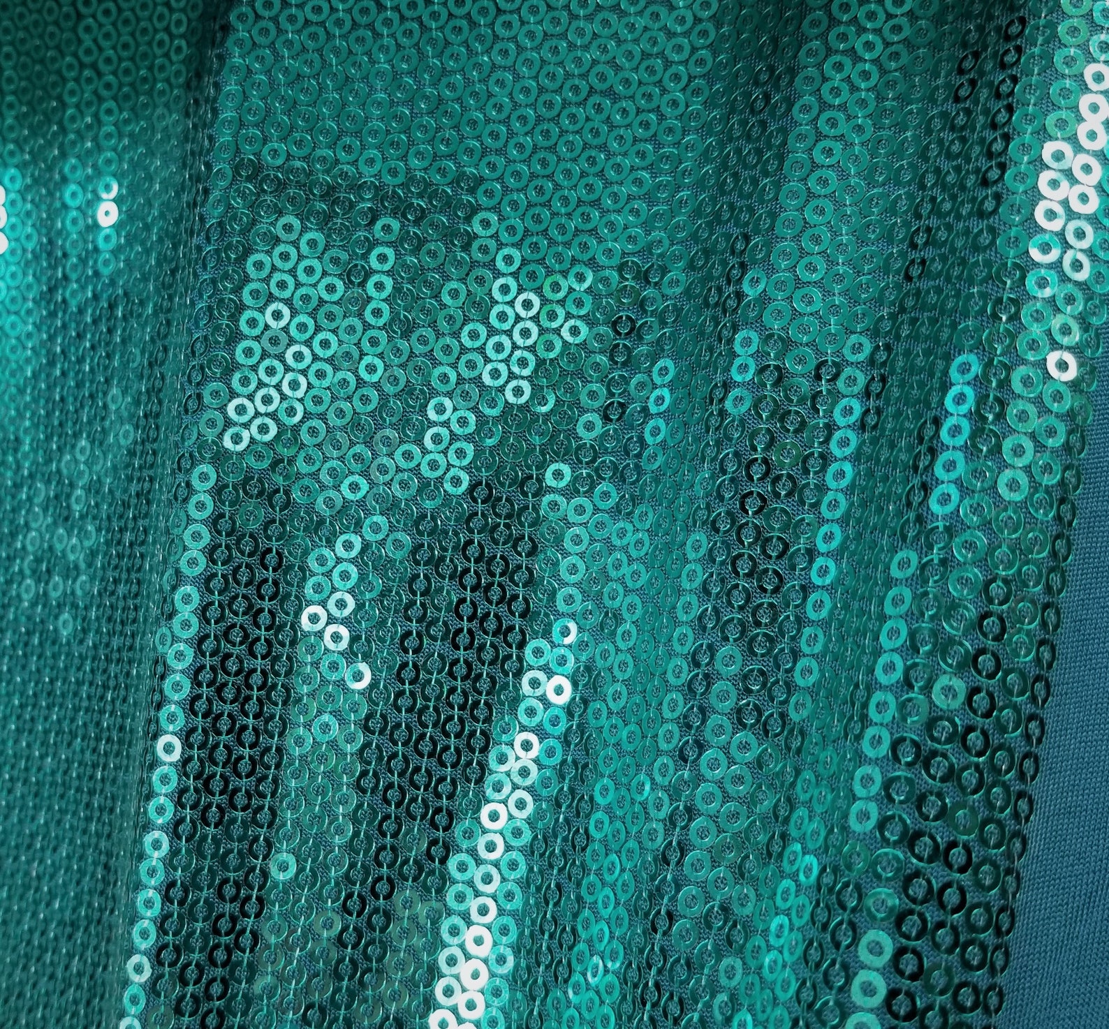 Mini Disc Flat Sequin Spandex Fabric by the Yard | Etsy