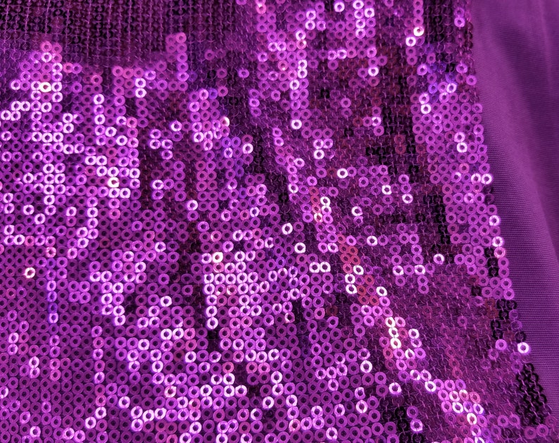 Mini Disc Flat Sequin Spandex Fabric by the Yard | Etsy