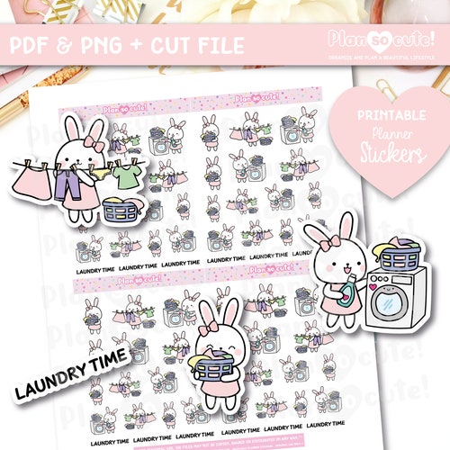 Conny Aunt Flo Printable Planner Stickers Personal Use Only. - Etsy