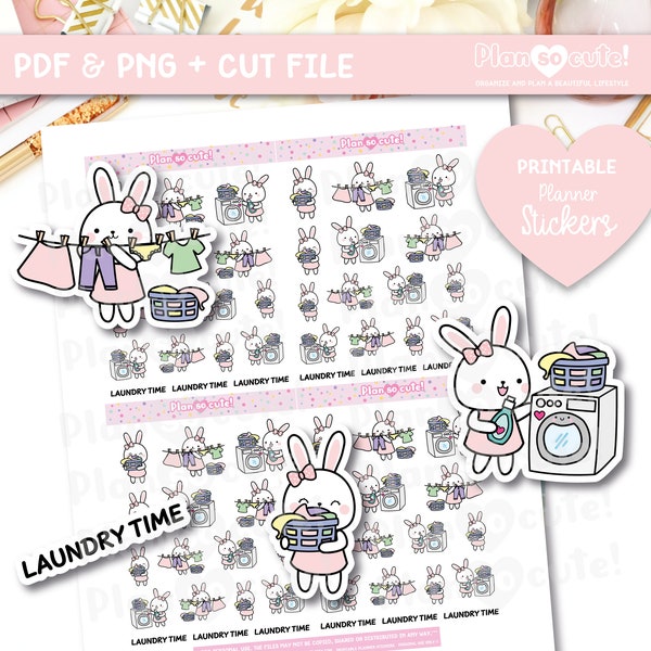 Laundry Stickers - Etsy