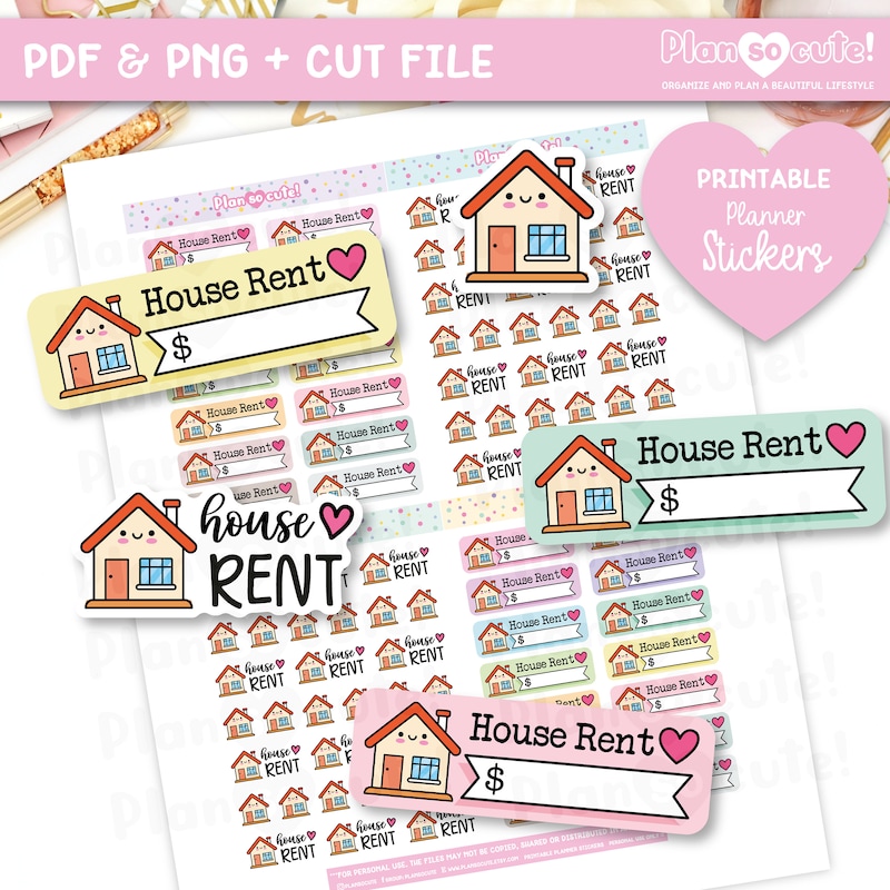 Rent Clip Art - Etsy