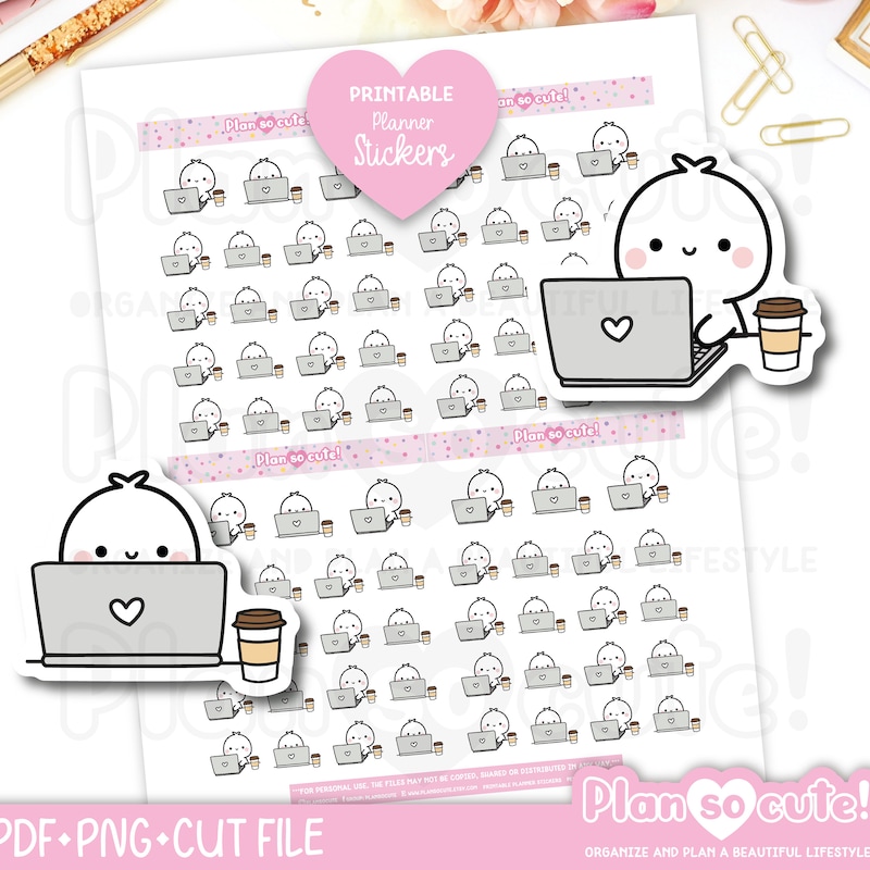 Cute Laptop Stickers - Etsy