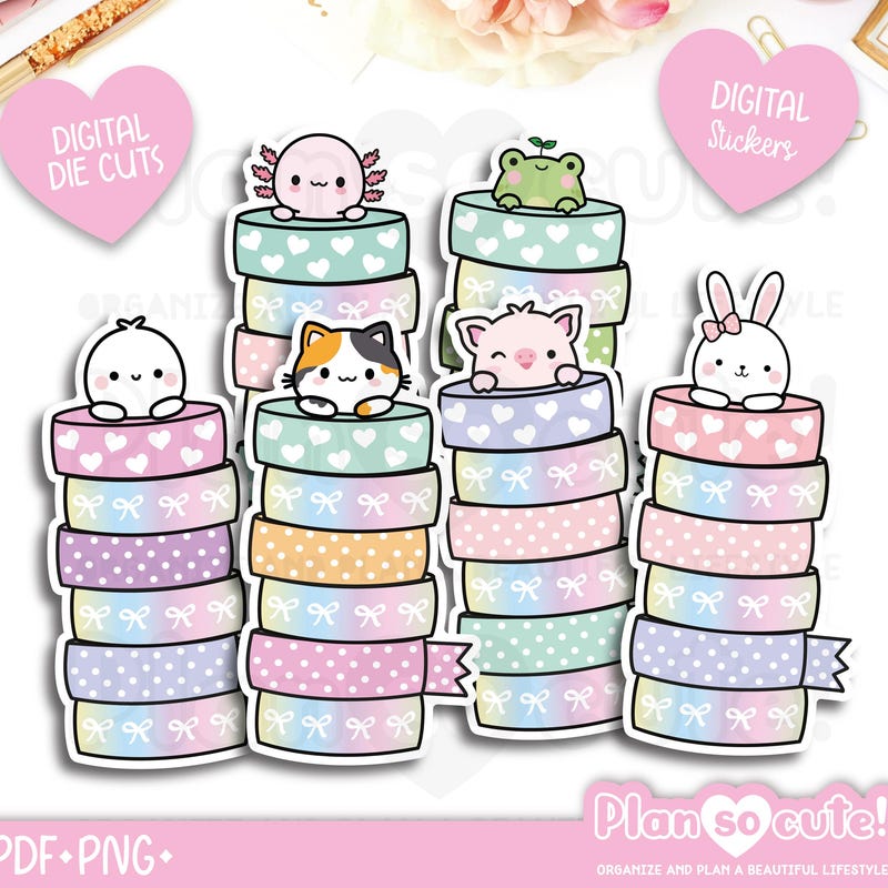 Digital Washi Tape - Etsy