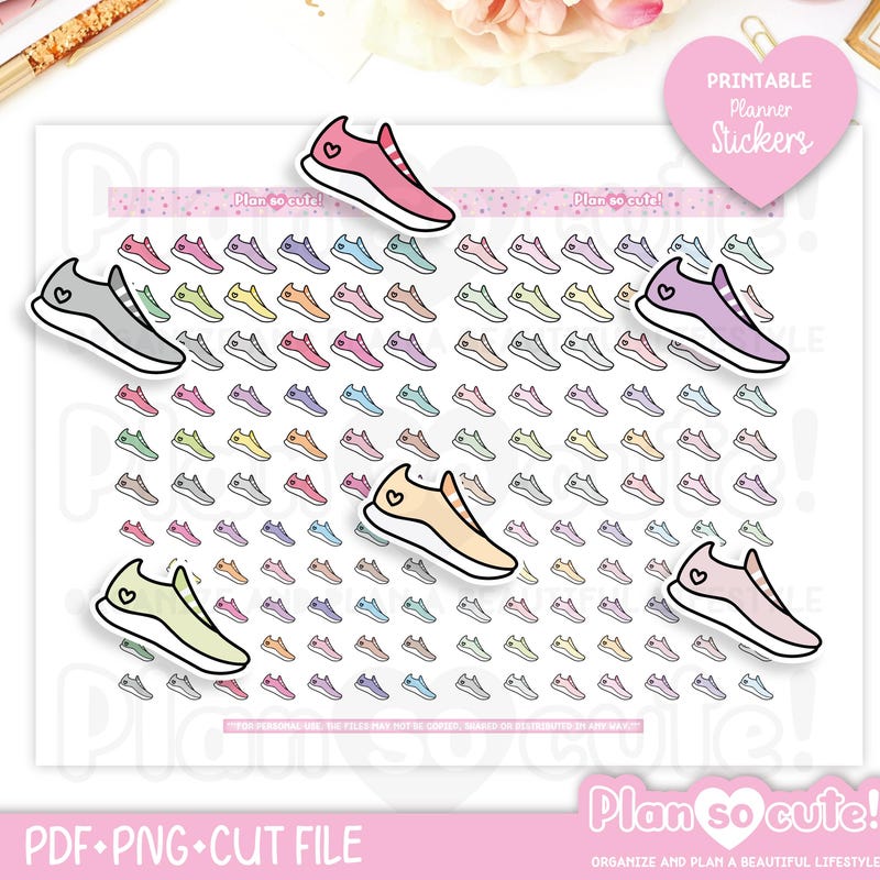 Cute Running Shoe Tags - Etsy