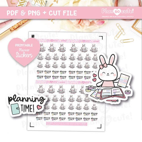 Conny Aunt Flo Printable Planner Stickers Personal Use Only. - Etsy