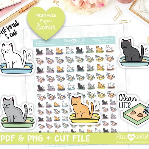 Book Tracker Printable Planner Stickers Erin Condren Planner | Etsy