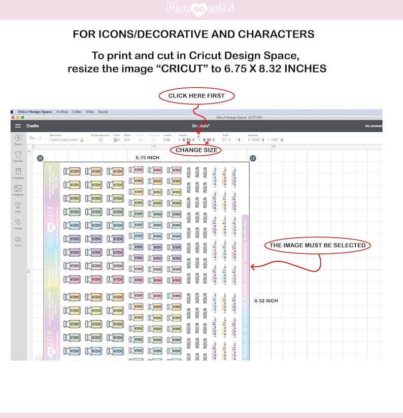 Cute Kawaii Weather Big Size Printable Planner Stickers - Etsy