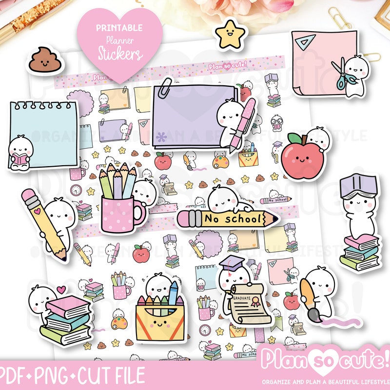 Student Planner Stickers - Etsy