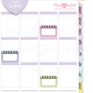 Doodle Stitched Half Box, Rainbow, Pastel and Neutral. Printable ...