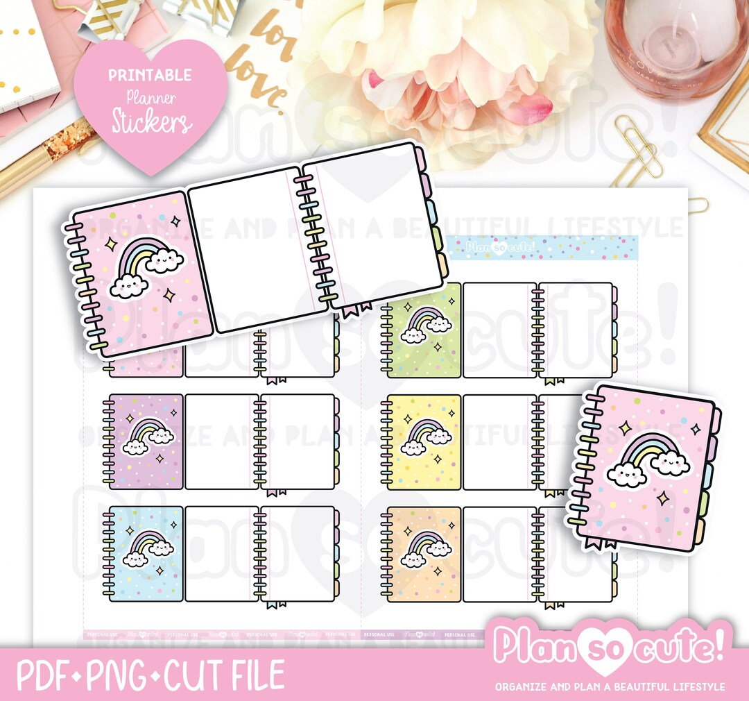 Mini Planner to Fold, Fits Erin Condren Planner, Printable Planner ...