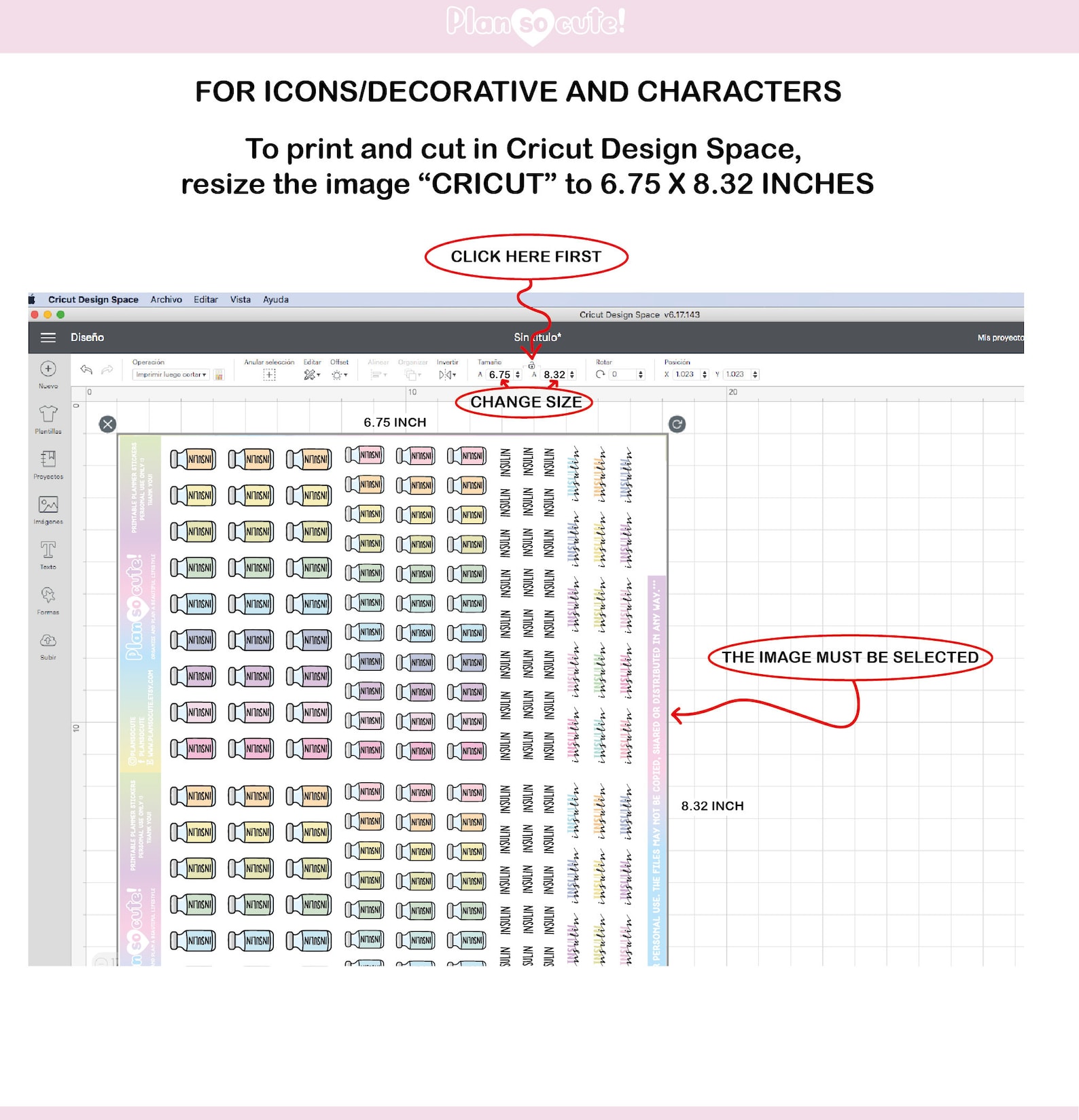 Printable Numbers Dates Printable Planner Stickers Personal - Etsy