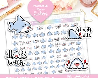 Shark Week Period Tracker - Etsy