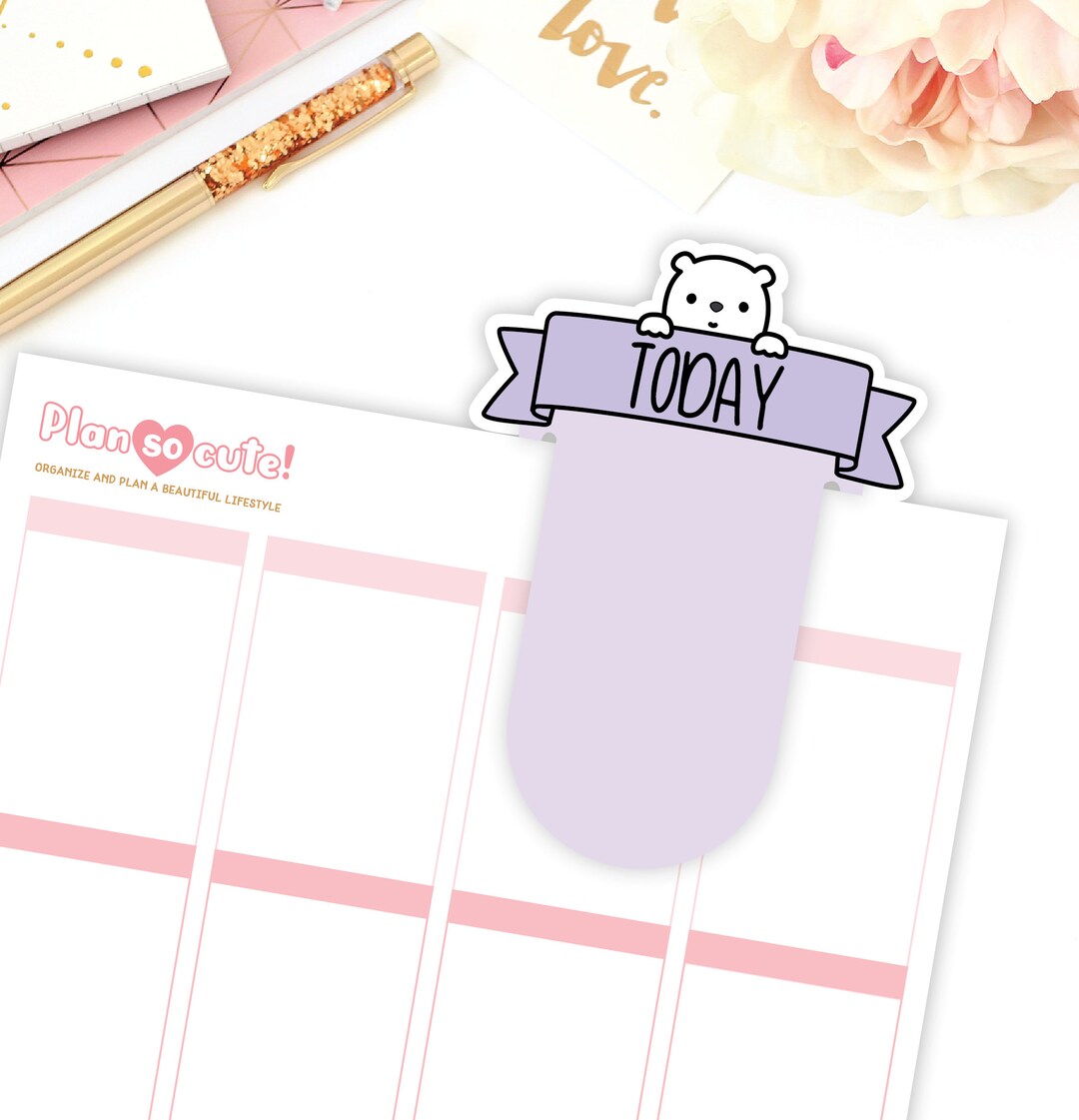 Printable Planner Bookmark - Etsy