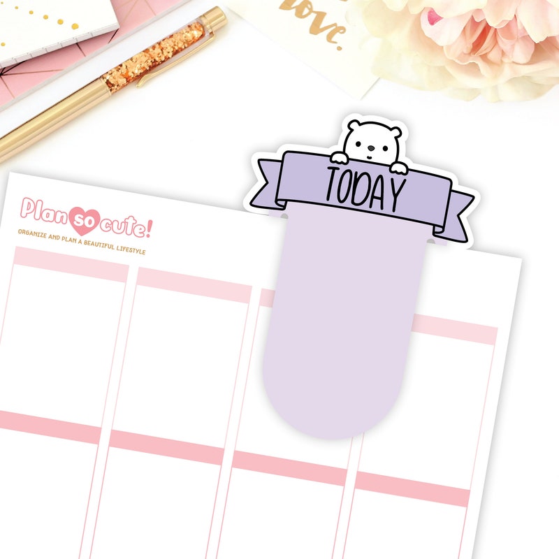 Planner Bookmark - Etsy
