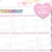 Big Fluffy Days of the Week Script, Printable Planner Stickers - Etsy