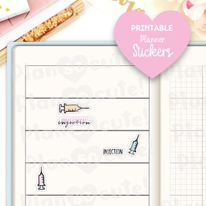 Injection Printable Planner Stickers - Etsy
