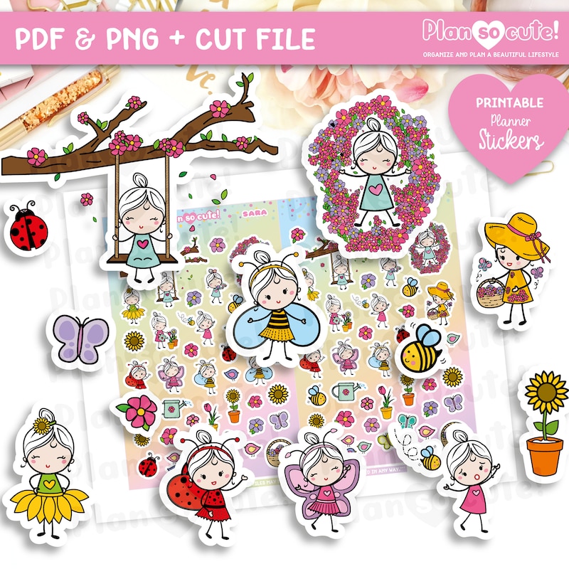 Printable Stickers - Etsy UK