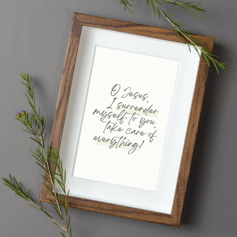 Surrender Download | Novena of Surrender Print | Surrender Novena Print ...