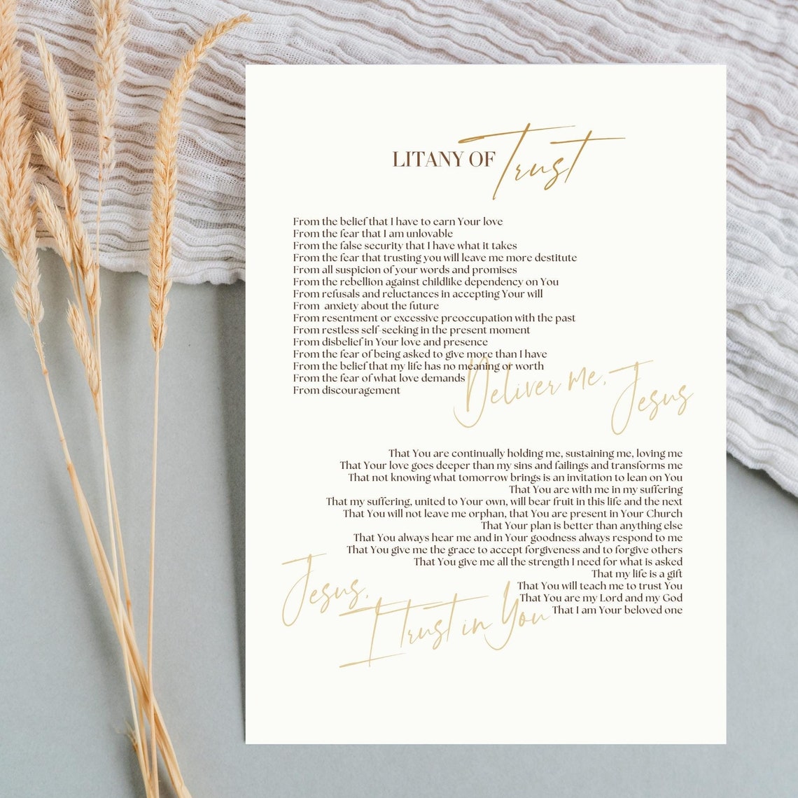 Litany of Trust Digital Download | Litany of Trust Sisters of Life ...
