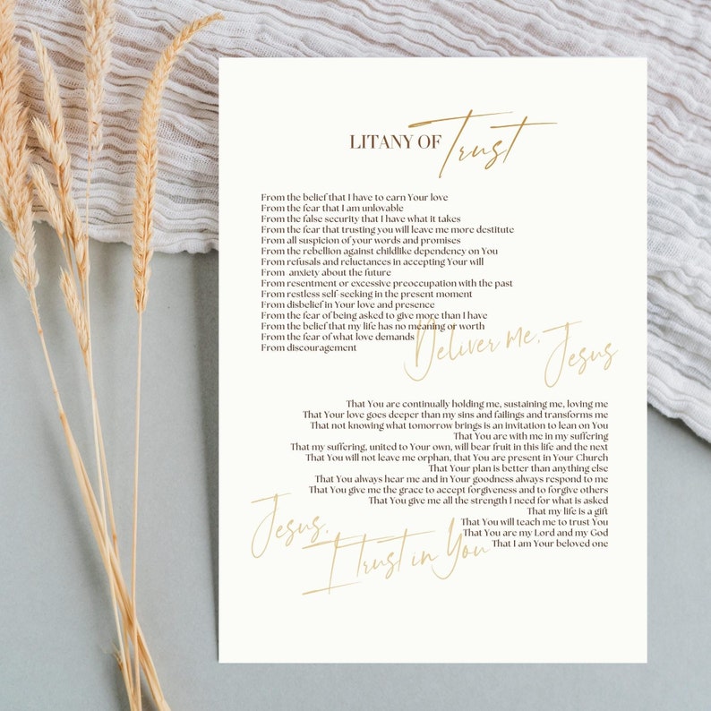 Litany of Trust Digital Download | Litany of Trust Sisters of Life ...