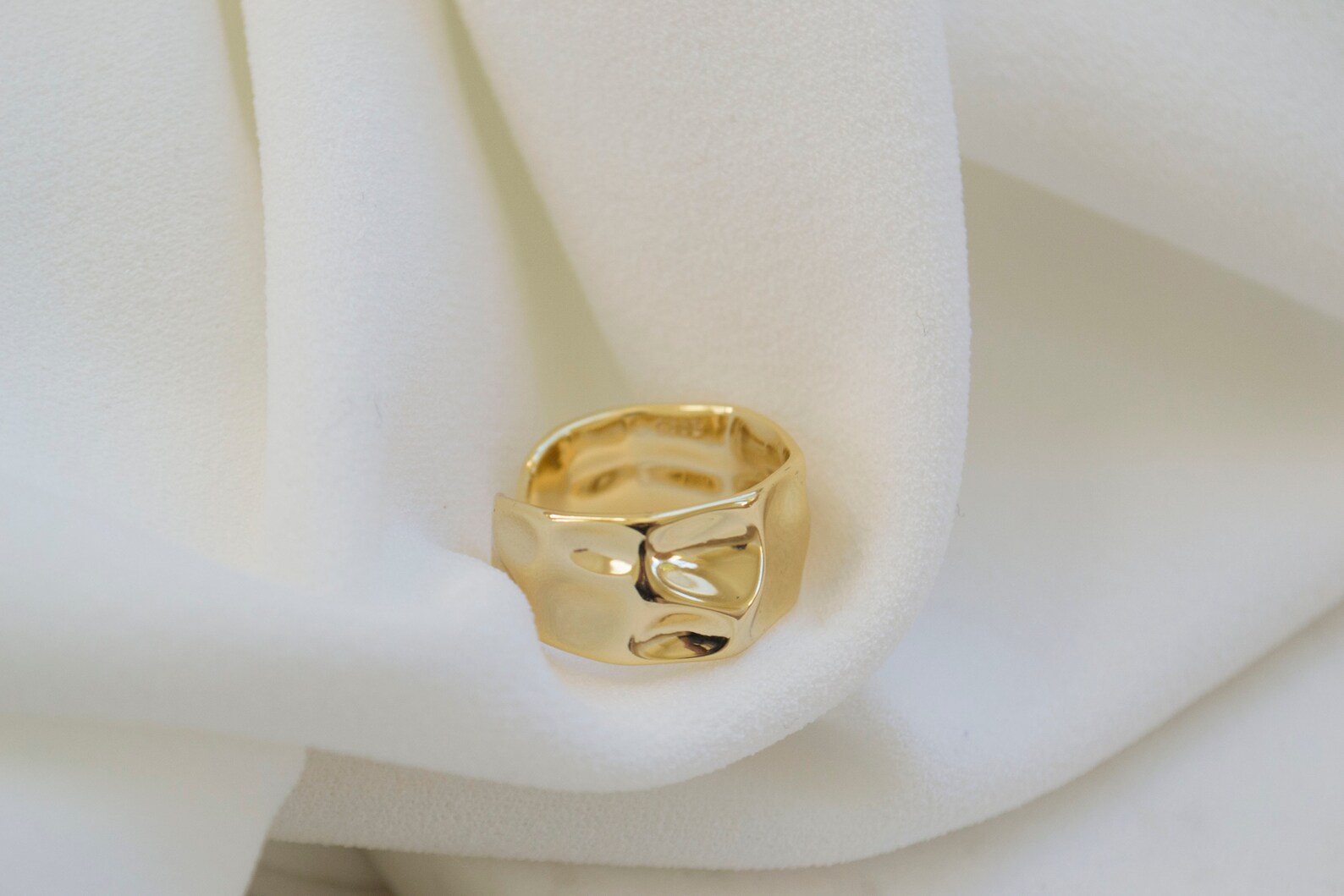 Thick Ring / Thick Gold Ring / Gold Ring / Thick Band Ring / | Etsy