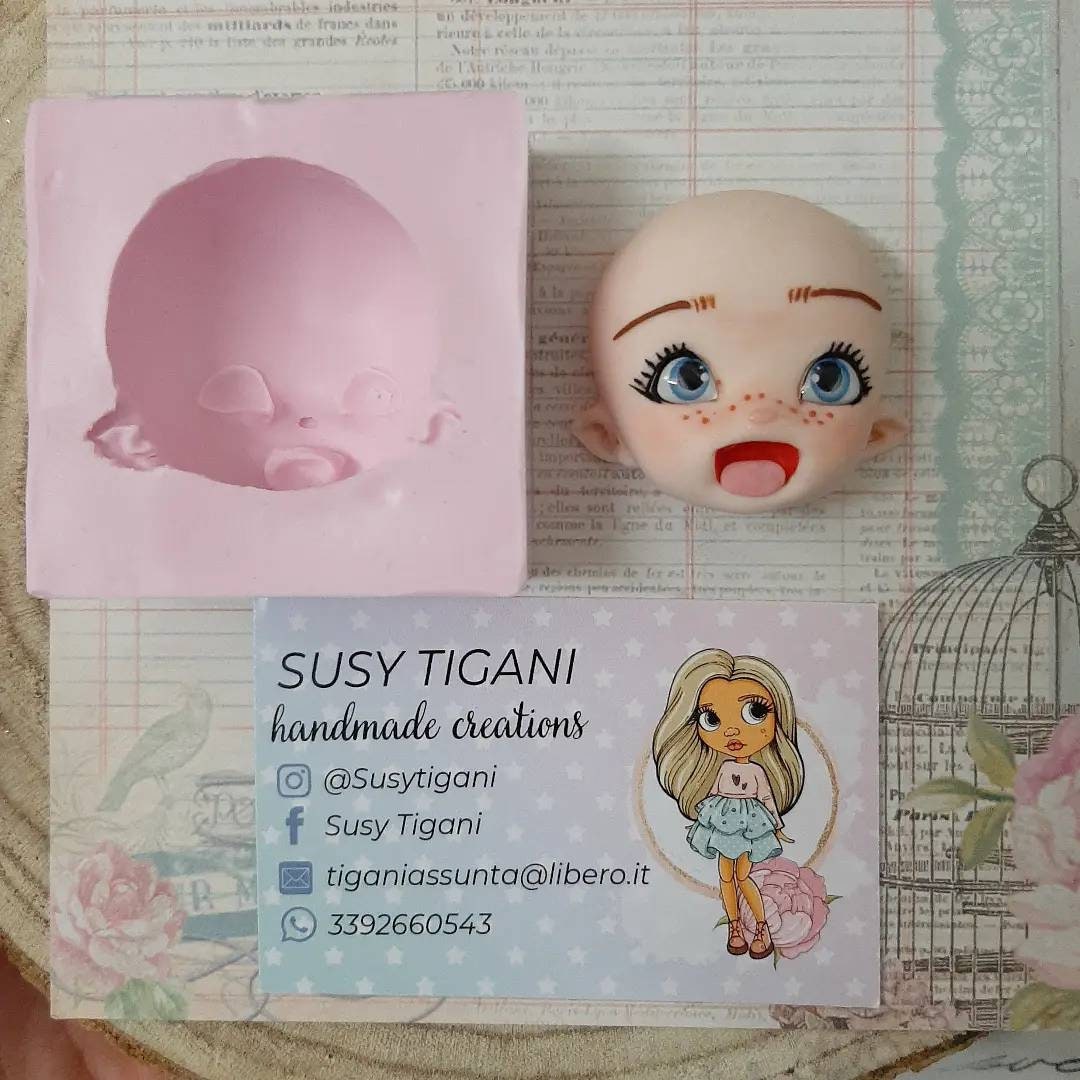 Molde de cara de elfo, elfo, molde, molde, hecho a mano - Etsy México