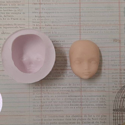 Cute Face Mold Face Silicone Mold Face Mould Face Silicone - Etsy