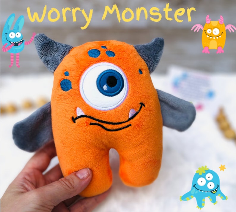 WORRY MOSTER Worry/anxiety Monsters Worry Monster Toy - Etsy