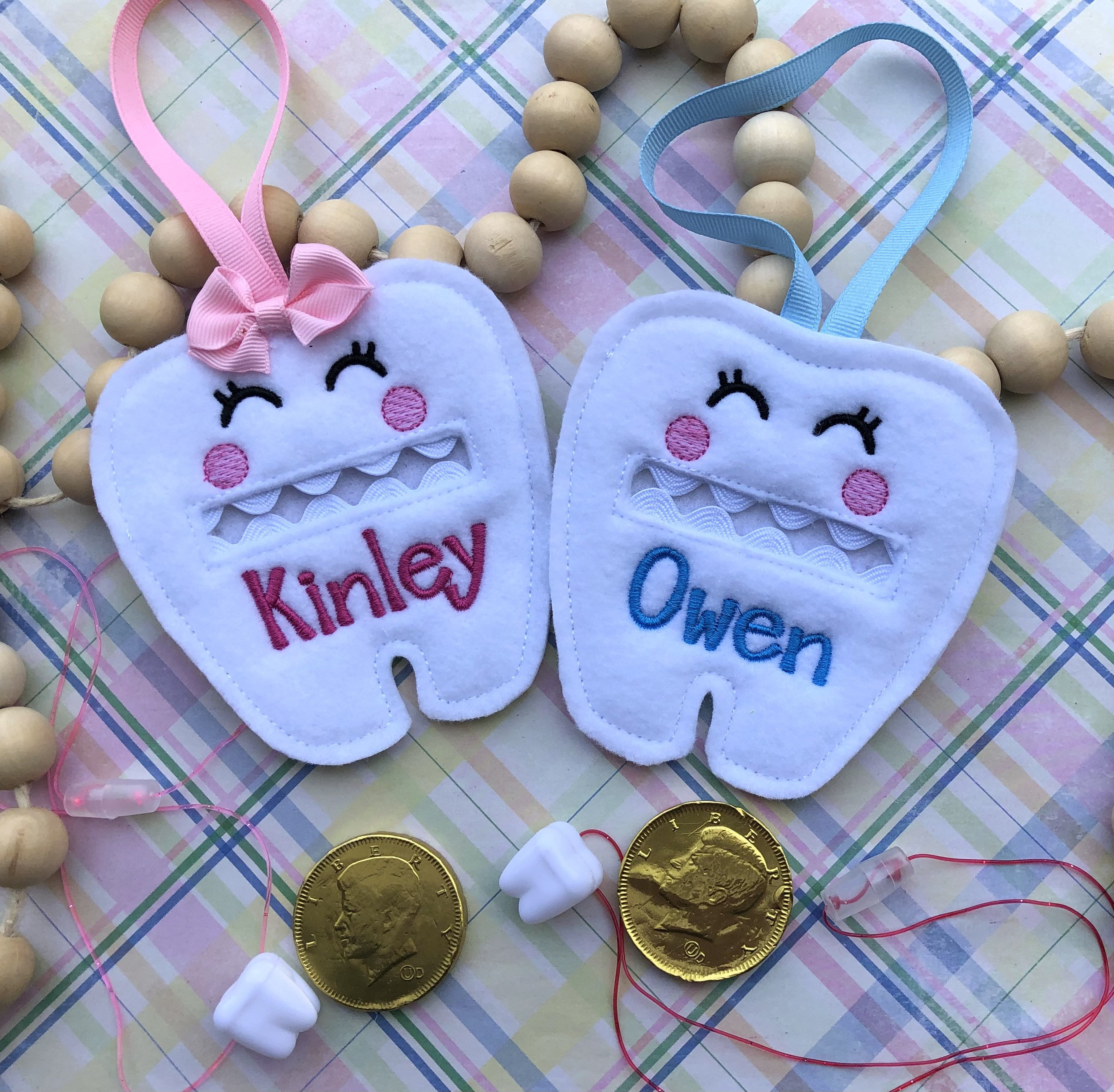 Tooth Fairy Pouch Embroidered Tooth Fairy Personalize Gift - Etsy