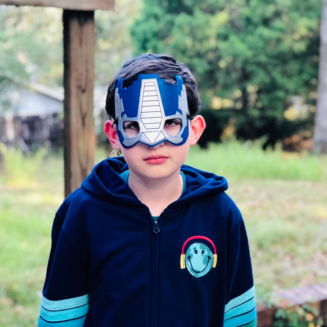 Halloween Mask Birthday Party Mask Transformers Felt Mask - Etsy