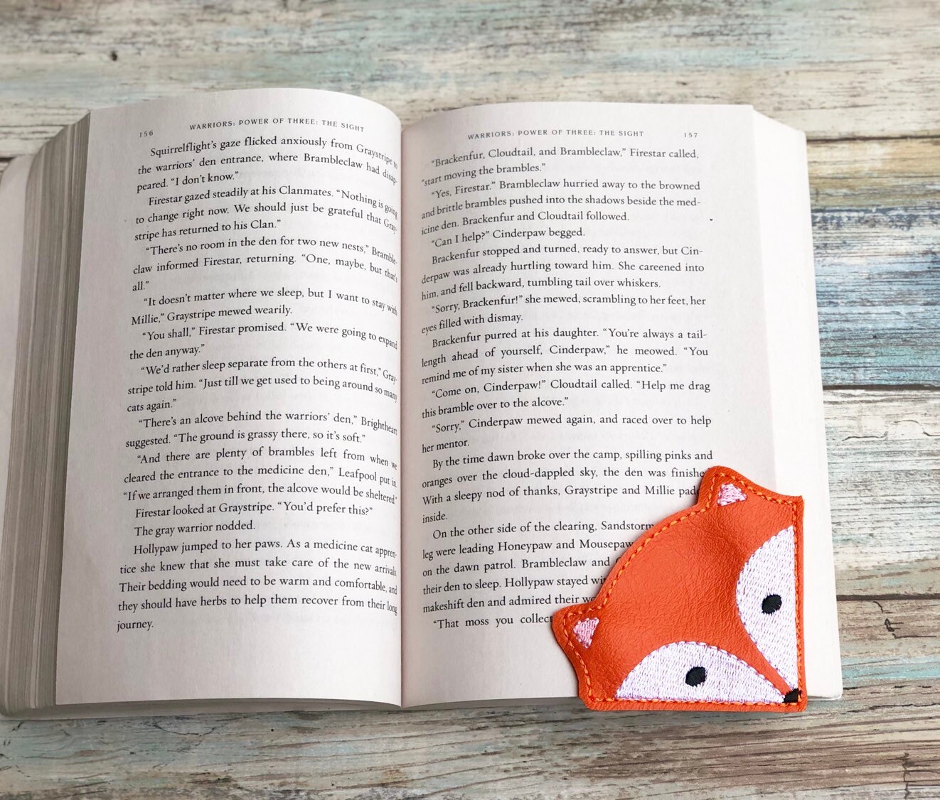 Embroidered Bookmark Back to Schoolfox Corner Bookmark - Etsy
