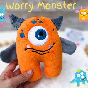 WORRY MOSTER, Worry/anxiety Monsters, Worry Monster Toy, Birthday Gift ...