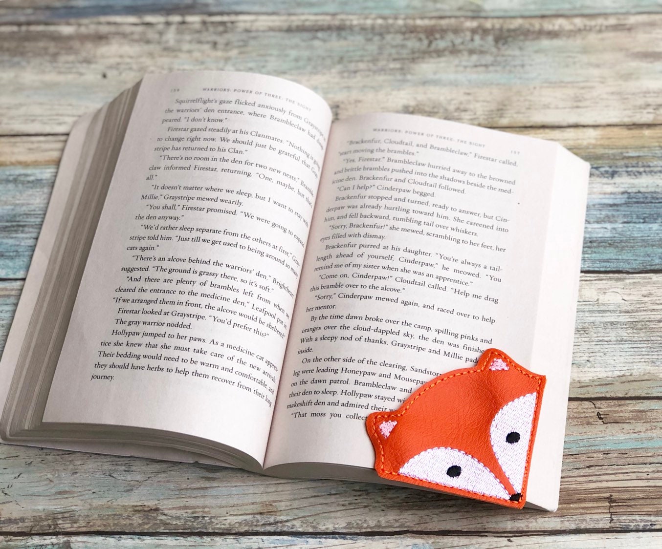 Embroidered Bookmark Back to Schoolfox Corner Bookmark - Etsy