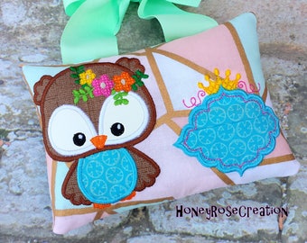 Nr.221 Owl Tooth Fairy Pillow. Personalized Tooth Fairy | Etsy