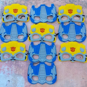 Halloween Mask Birthday Party Mask Transformers Felt Mask - Etsy