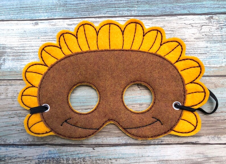 Flower and Zombie Kids Mask Halloween Mask Dress - Etsy