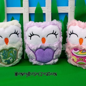 Personalized Owl Stuffed Toys. Embroidered Owl. Birthday Gift - Etsy