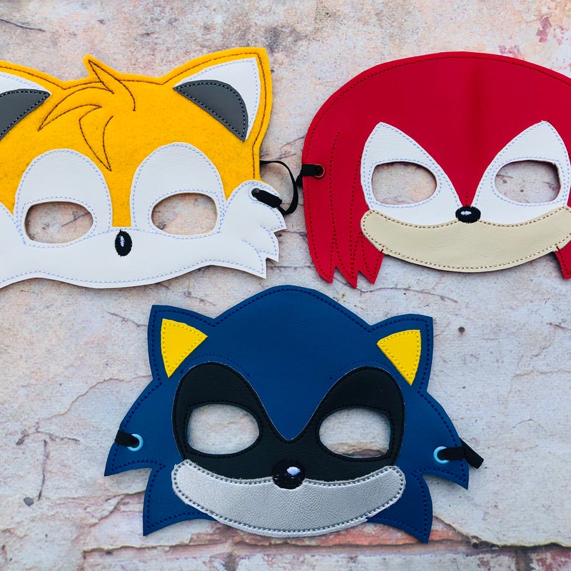 Sonic the Hedgehog Mask - Etsy